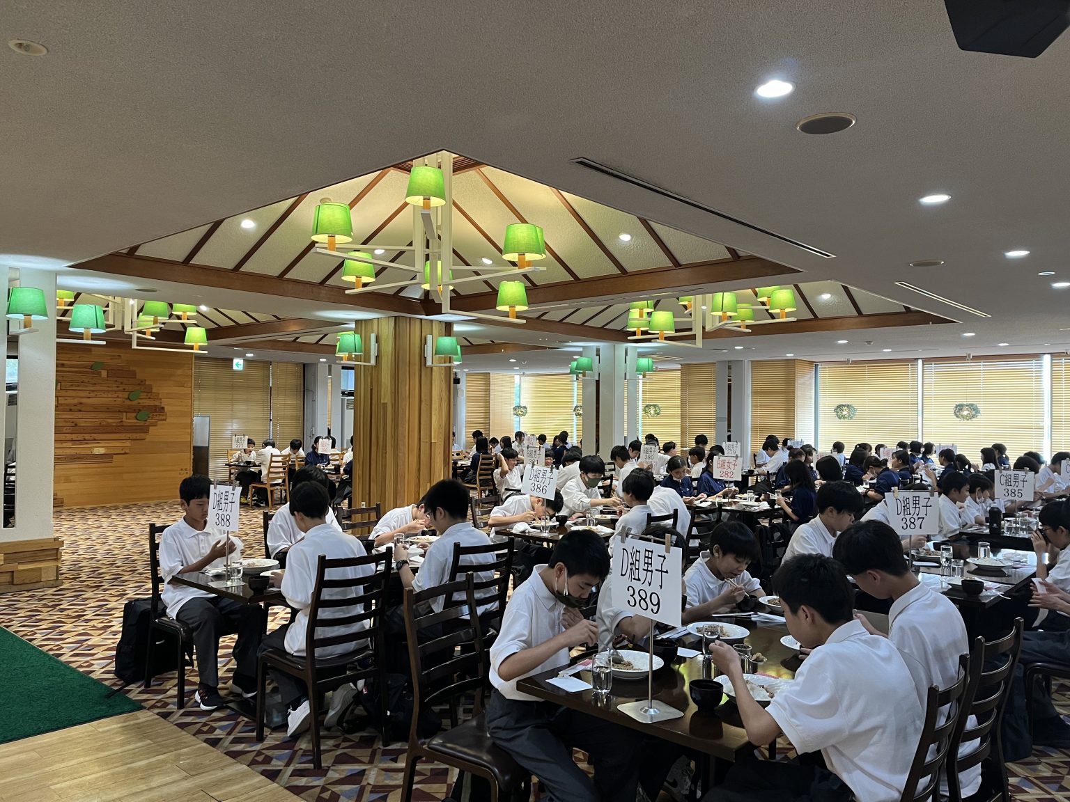 中学1年生勉強合宿1日目−Study Festival In 白樺−（長野県立科町白樺リゾート） - 春日部共栄中学校