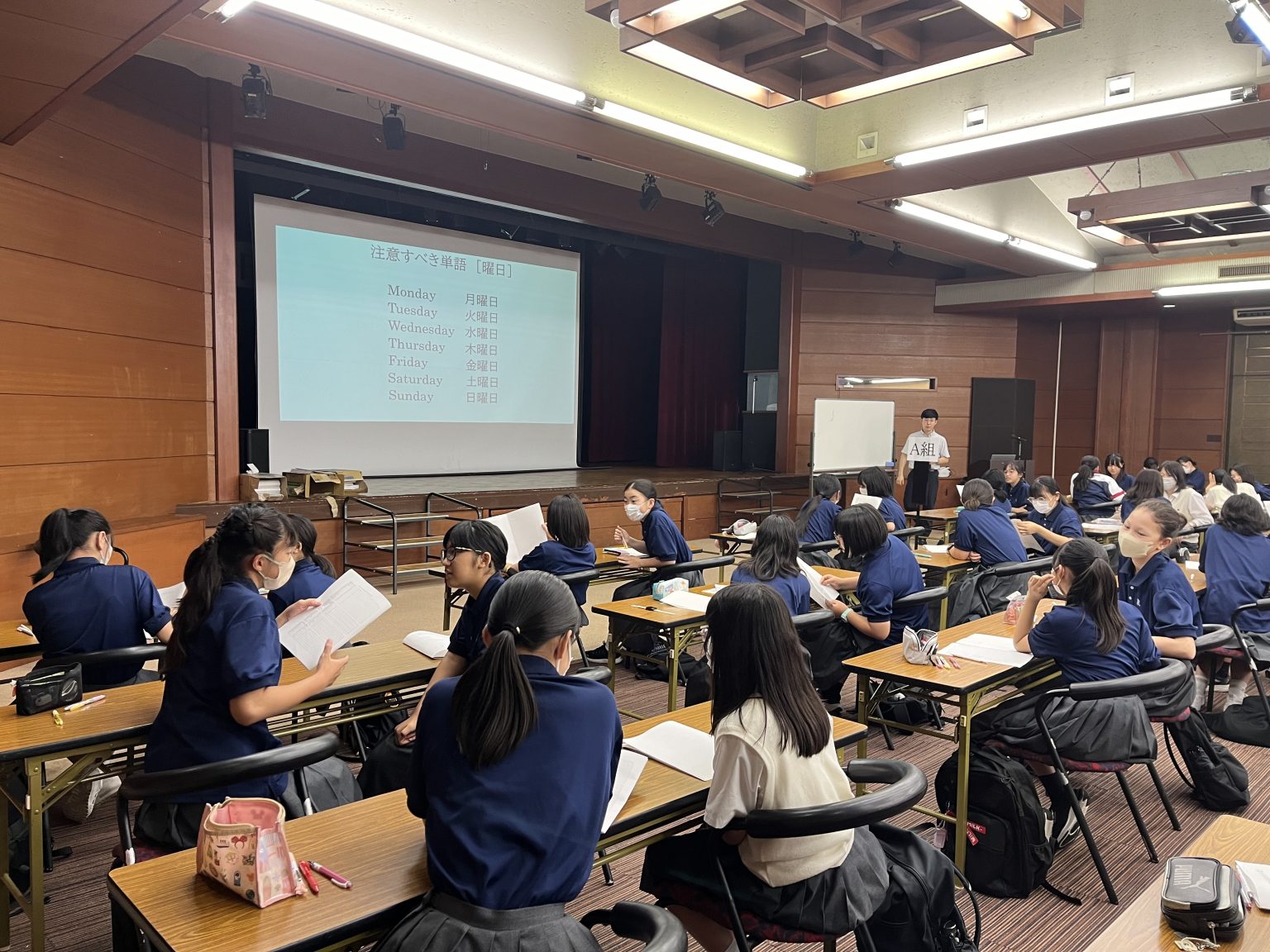 中学1年生勉強合宿1日目−Study Festival In 白樺−（長野県立科町白樺リゾート） - 春日部共栄中学校